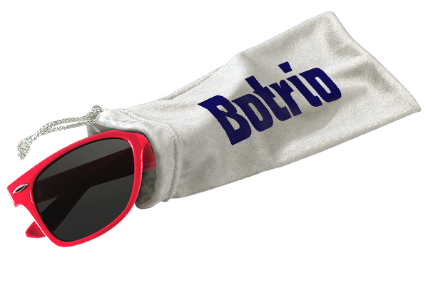 Custom Printed Microfiber Pouch With Drawstring